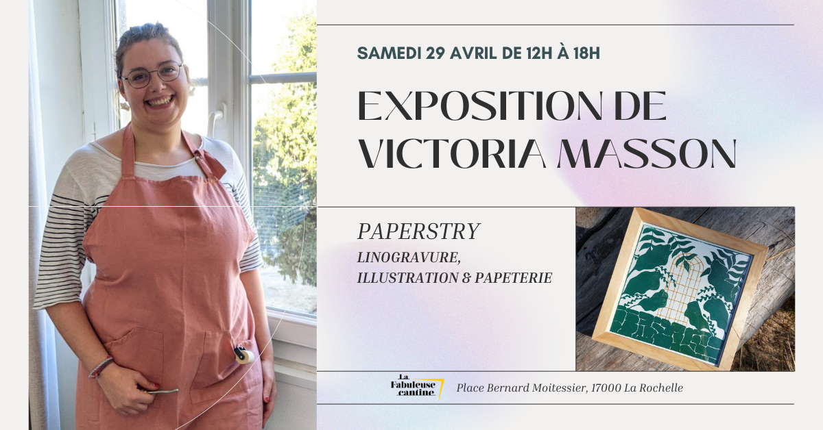 Exposition de linogravure, illustration & papeterie par Victoria Masson ...